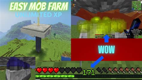 Minecraft Easy Mob Xp Farm Tutorial Unlimited Xp Fgcobra