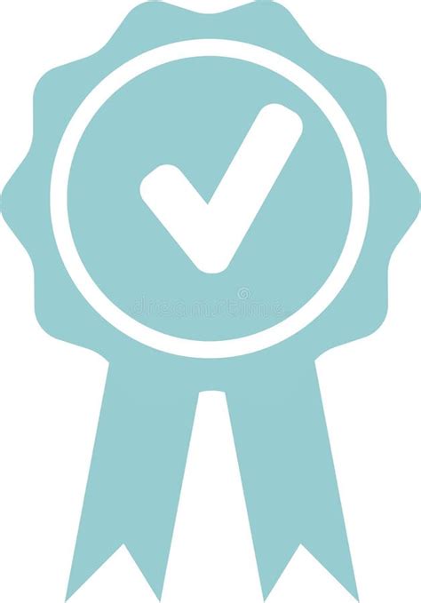 Approved Or Certified Medal Icon Medal Icon Isolated On White