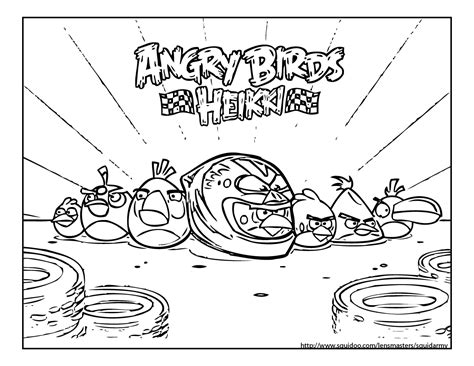 Dibujo De Angry Birds Para Colorear Y Pintar 10355