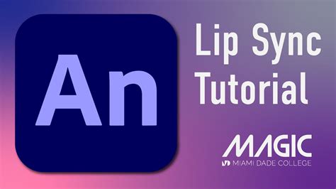 Adobe Animate Lip Sync Tutorial Youtube