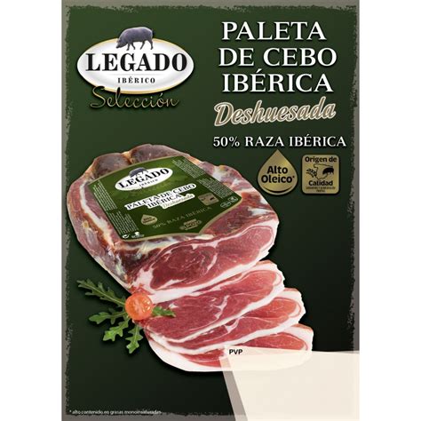 Paleta de Cebo Ibérico 50 Raza Ibérica Legado Ibérico