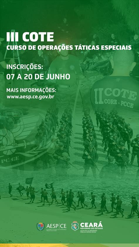 Aesp lança edital para III Curso de Operações Táticas Especiais COTE