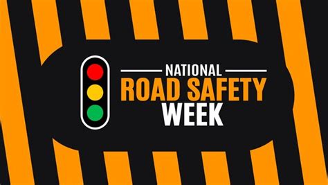 Premium Vector January Is National Road Safety Week Background