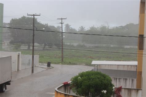 Inmet emite dois alertas na Paraíba de chuvas intensas risco de