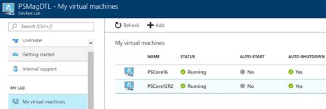 azure devtest labs artifact for installing powershell core