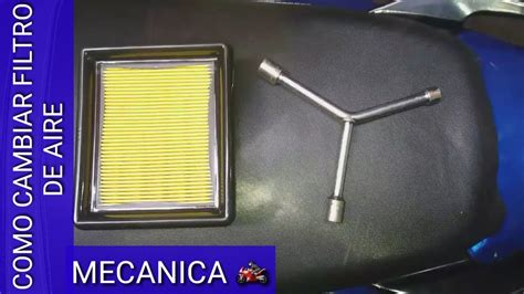 COMO Cambiar FILTRO De AIRE Discover 125 St O 150 St YouTube
