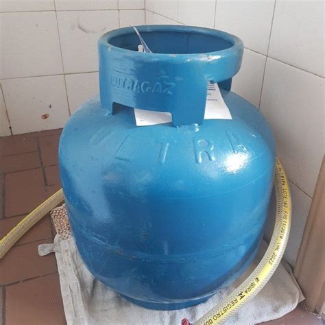 Botijão de Gás Médio P5 Ultragaz Azul 5Kg Novo Desapega