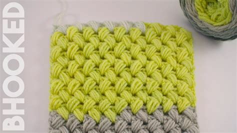 How To Crochet The Zig Zag Puff Stitch YouTube