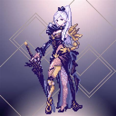 Pin By George Scherer On Pixel Art Characters Anime Pixel Art Cool