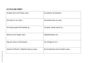 42 Satzstruktur Deutsch DAF Arbeitsblätter pdf doc
