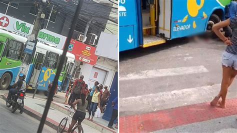 A Gazeta Mulher morre atropelada por ônibus do Transcol em Cariacica