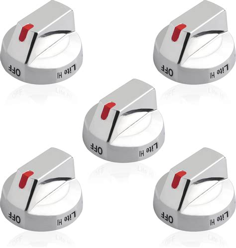 Amazon Upgraded DG64 00473A Gas Stove Knobs Stainless Steel
