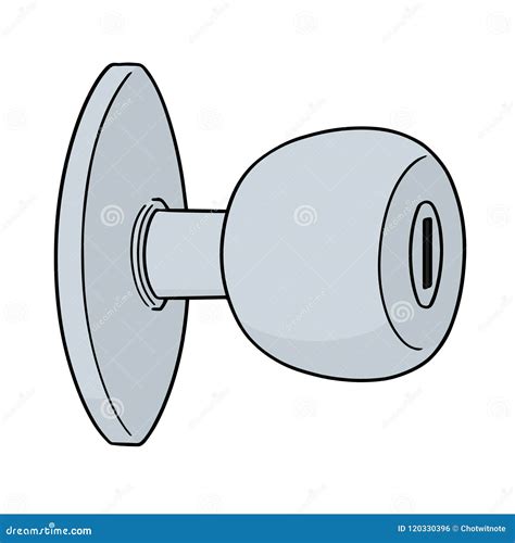 Vector Of Door Knob Stock Vector Illustration Of Home 120330396