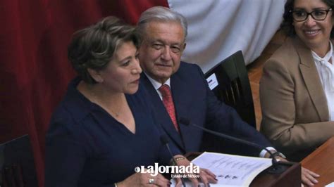 Delfina Gómez toma protesta como gobernadora del Estado de México EN