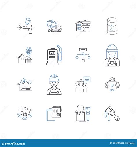 Innovator Line Icons Collection Pier Visionary Trailblazer Creator