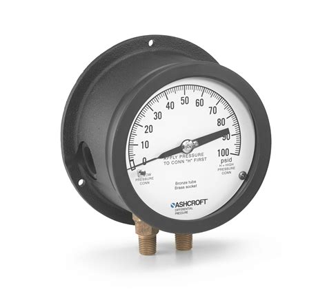Manómetro Industrial Diferencial Modelo 1125 Ashcroft Sudamericana