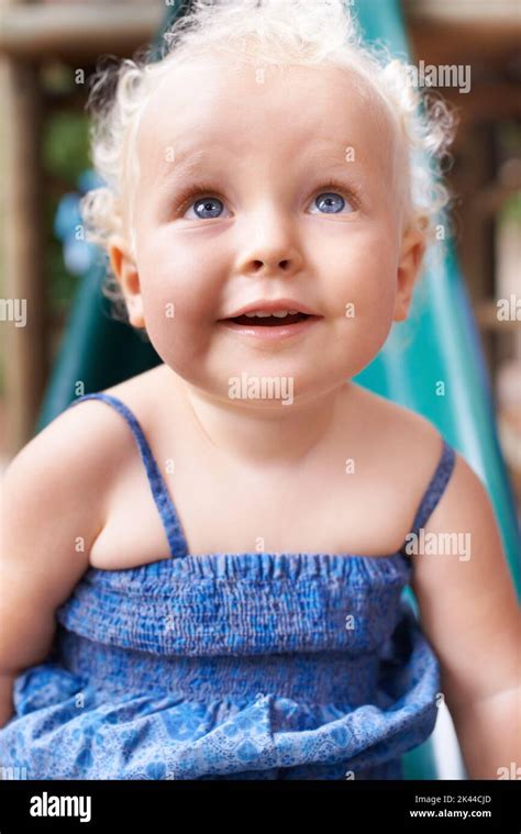 She Has Her Mothers Eyes Closeup Shot Of An Adorable Baby Fgirl With