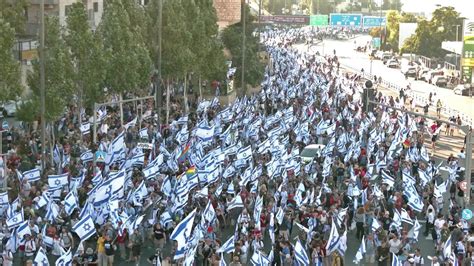 Manifestaciones En Israel Antes De Voto Crucial Sobre Reforma Judicial
