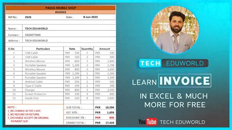 Fully Automatic Invoice In Excel Create Invoice Bill In Excel MS