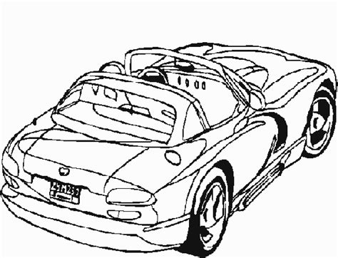Dessin Voiture sport tuning 146948 Transport à colorier