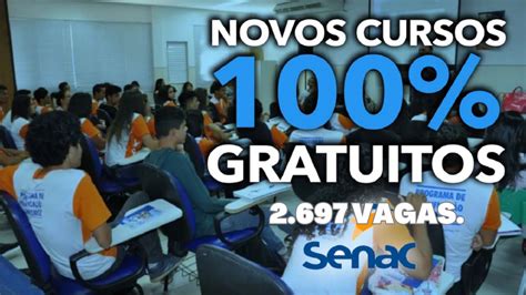 Senac Abre Mil Vagas Para Cursos Gratuitos Veja Como Fazer A Sua