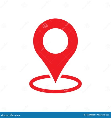 Pin Rojo De Los Mapas Icono Del Mapa De Ubicaci N Pin De Ubicaci N