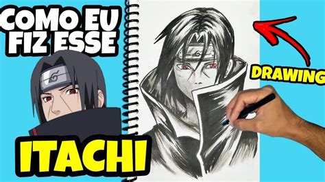 COMO DESENHAR O ITACHI PASSO A PASSO FÁCIL DRAWING NARUTO YouTube