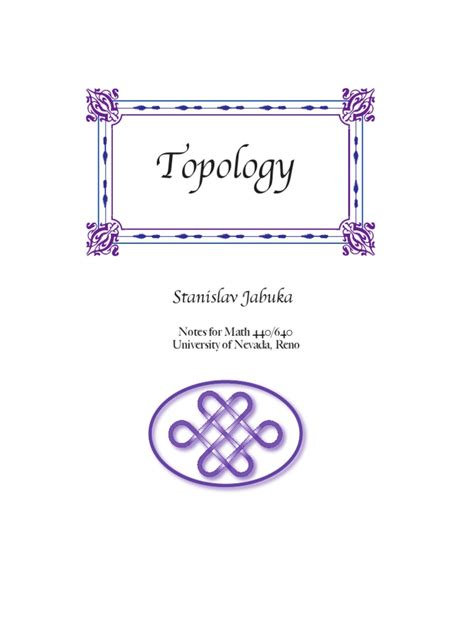 jabuka topology pdf continuous function compact space