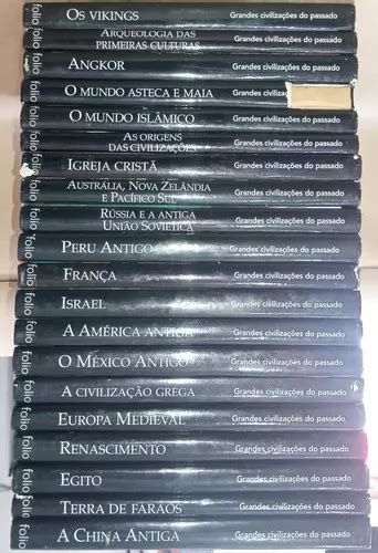 Coleção Grandes Civilizações Do Passado 20 Volumes Folio MercadoLivre