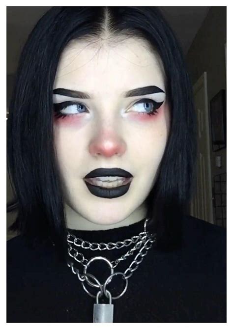 Goth Eye Makeup Punk Makeup Makeup Eyeliner Witch Makeup Halloween Makeup E Girl Makeup