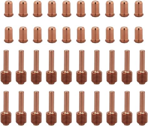 ACCEPTIN 220478 Electrode 20pcs 220480 Nozzle Tips 20pcs Fit 30
