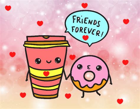 Dibujo de BFF BEST FIENDS FOREVER pintado por en Dibujos net el día 22