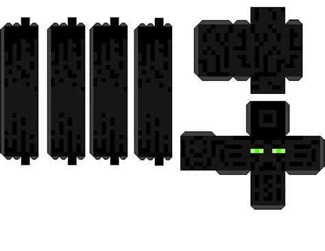Minecraft Papercraft Enderman Template Home Improvement