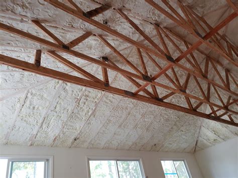 Exposed Truss Ceiling Insulation Shelly Lighting