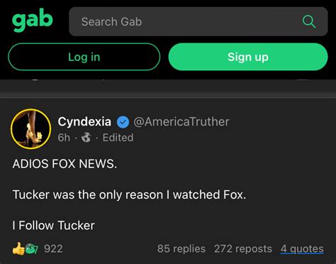 Tucker Carlson Gab Hot Takes Blank Template Imgflip