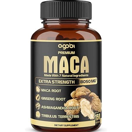 Amazon Organic Maca Root Black Red Yellow 1900 MG Per Serving