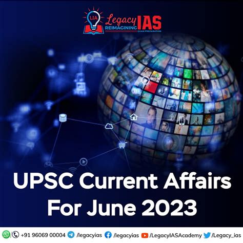 Current Affairs 01 June 2023 Legacy IAS Academy