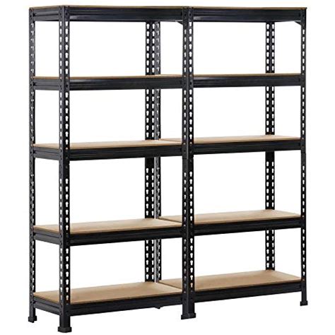 Yaheetech 2 X Scaffali Scaffalature Garage In Metallo 150 X 30 X 140 Cm