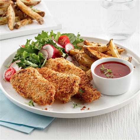 Lanières de poulet panées à la friteuse à air Pratico Pratiques