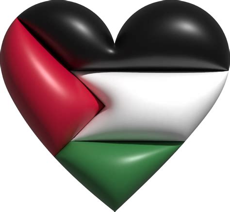 Free Palestina Vlag Hart 3d 22121552 PNG With Transparent Background