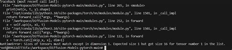 Runtimeerror Sizes Of Tensors Must Match Except In Dimension