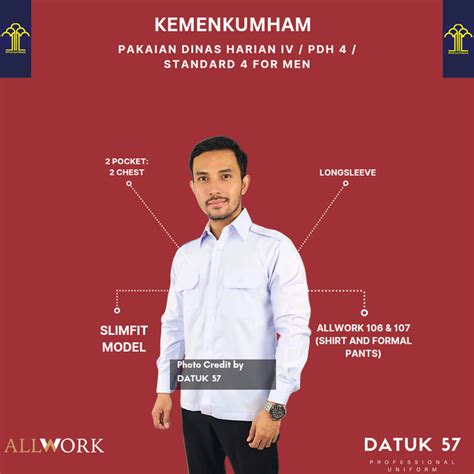 Jual Seragam Kemeja Pdh Kemenkumham Kementerian Pdh Lapas Pdh Imigrasi