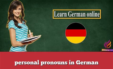 Personal Pronouns In German Learn German Online