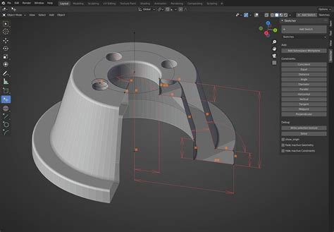 geometry sketcher constraint solver released scripts and themes blender artists community