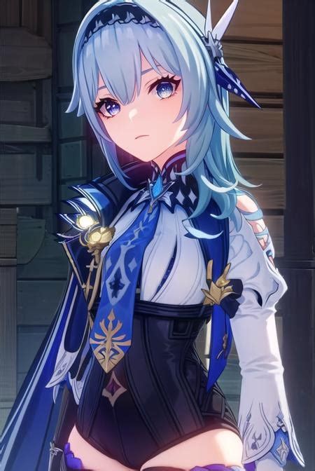 Eula エウルア 優菈 Genshin Impact 原神 ingame Stable Diffusion