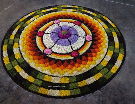 60 Most Beautiful Pookalam Designs For Onam Festival