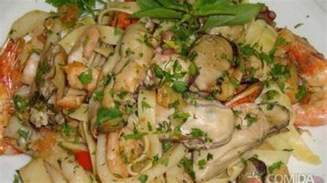 Receita De Talharim Ao Frutos Do Mar Comida E Receitas