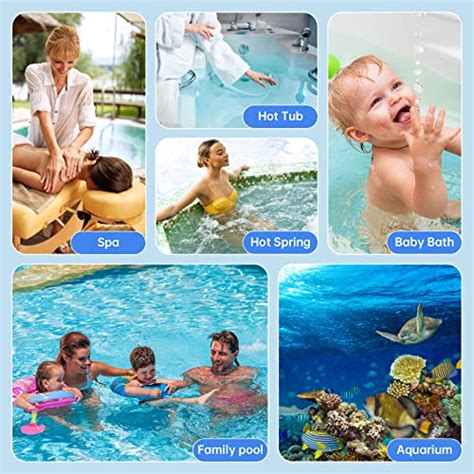 Thermomètre flottant et récepteur de piscine sans fil flottant facile à