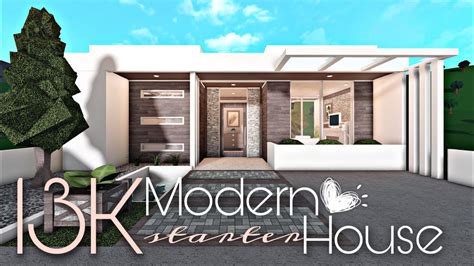 Bloxburg 13k Modern Starter House No Gamepass Youtube BEST HOME