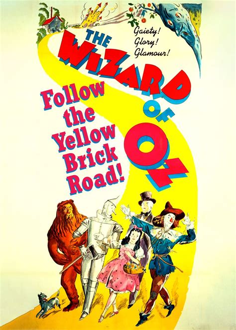The Yellow Brick Road Poster Picture Metal Print Paint By Wizard